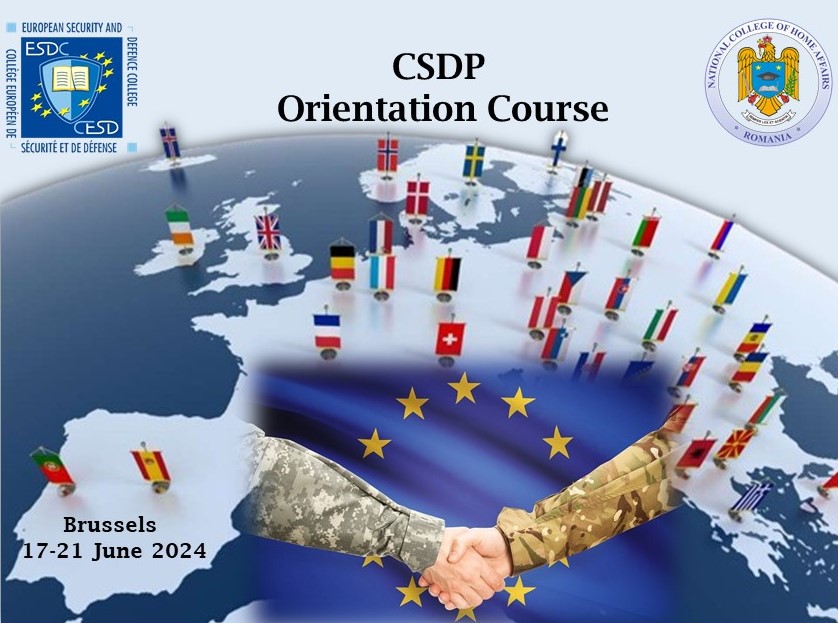 CNAI – Common Security and Defence Policy (CSDP) Orientation Course ...